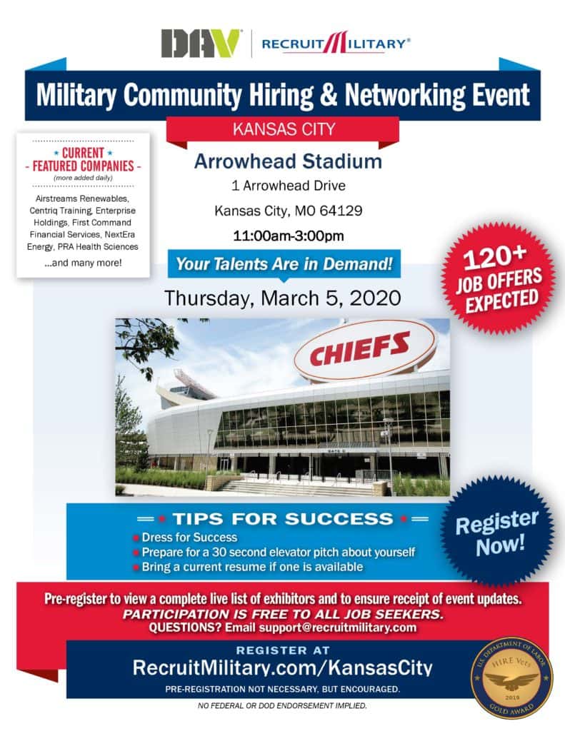 Military Community Hiring & Networking Event | Gospel 1590 KPRT