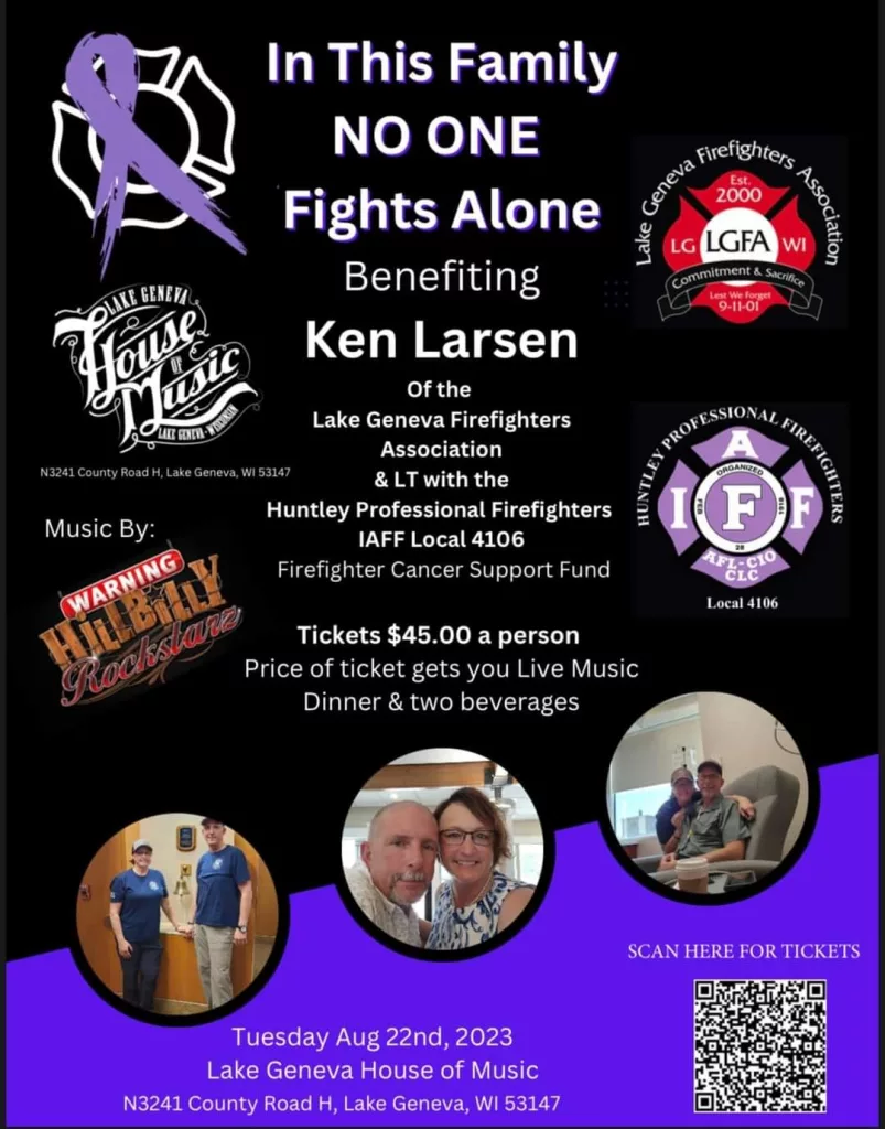 Benefit for Firefighter & LT Ken Larsen | WLKG 96.1 FM The Lake